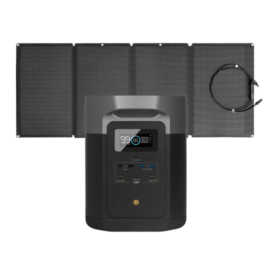 Delta Max Portable Generator - Delta Max + 160W Solar Panel - Valley ...