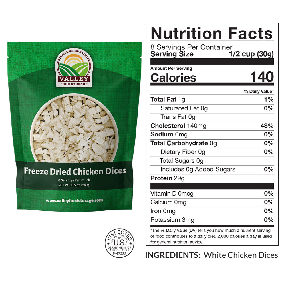 Freeze-Dried Meat 6 Pack - Valley Food Storage